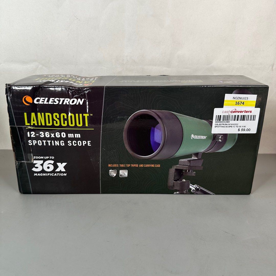 Celestron Landscout 12-36x60mm Spotting Scope, Photography, Lens & Kits ...