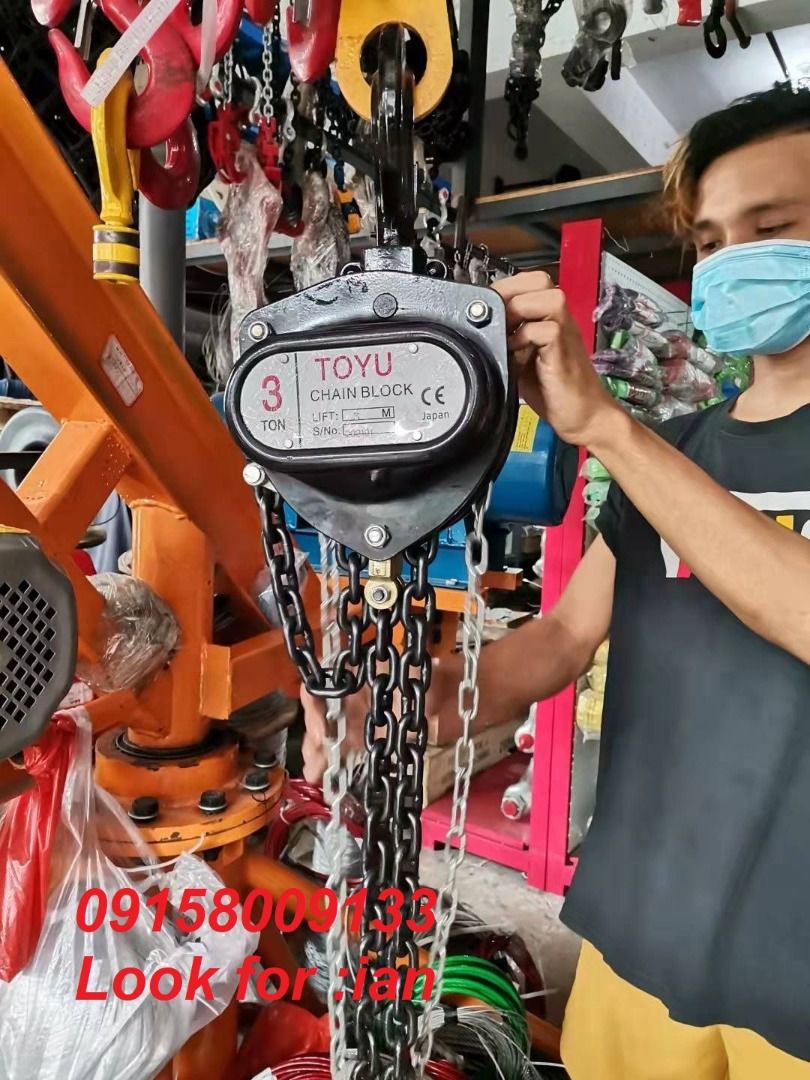 Chain Block (Heavy Duty) 10 Tons x 3 Meters (10mm), Commercial ...