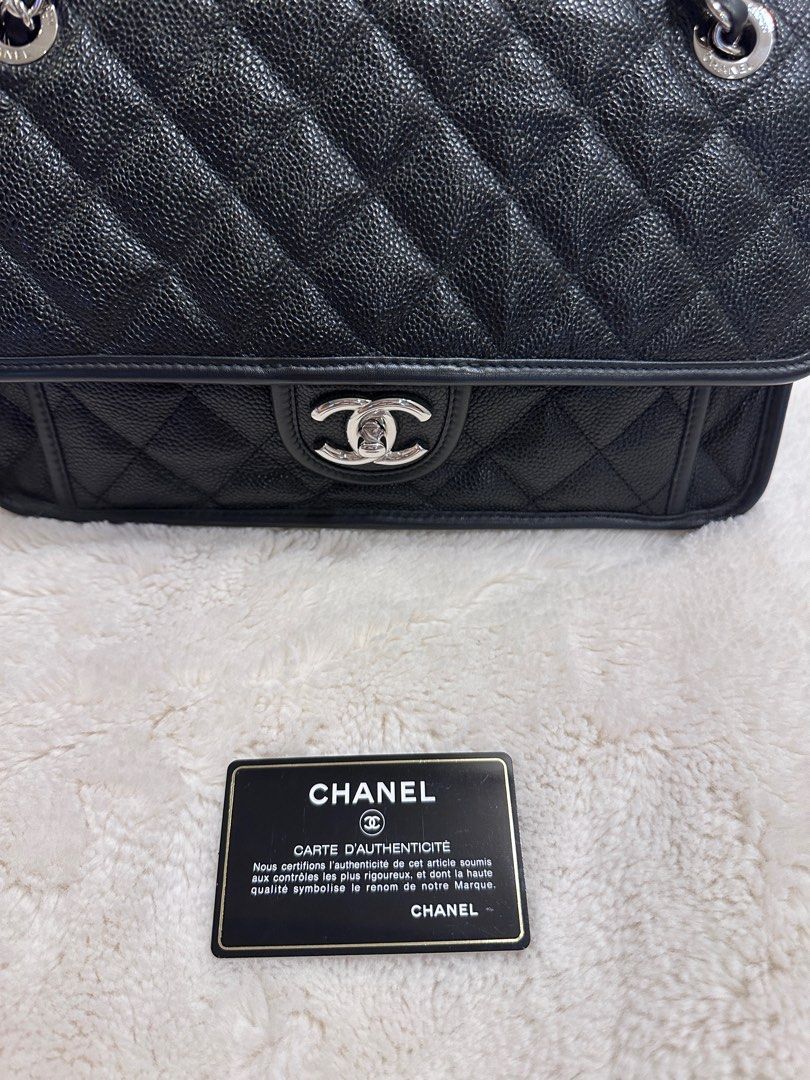 CHANEL FRENCH RIVERA FLAP BAG, Luxury, Bags & Wallets on Carousell