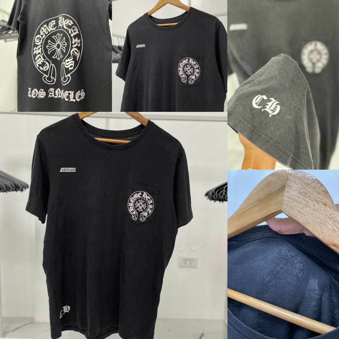 CHROME HEARTS POCKET TEE (mulley type) on Carousell