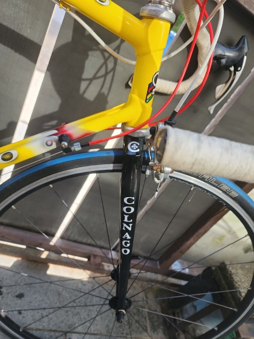 Colnago Carbitubo yellow, Sports Equipment, Bicycles & Parts, Bicycles ...