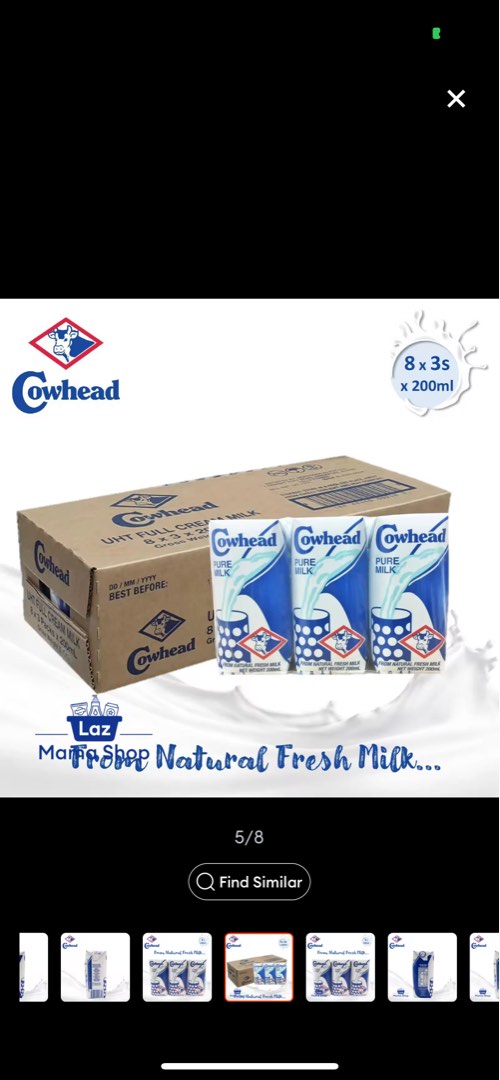Cowhead 200ml UHT, Food & Drinks, Beverages on Carousell