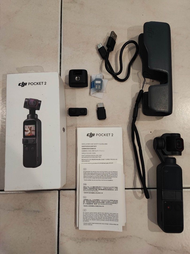 DJI Pocket 2 with Original Accessories, Photography, Video Cameras on ...