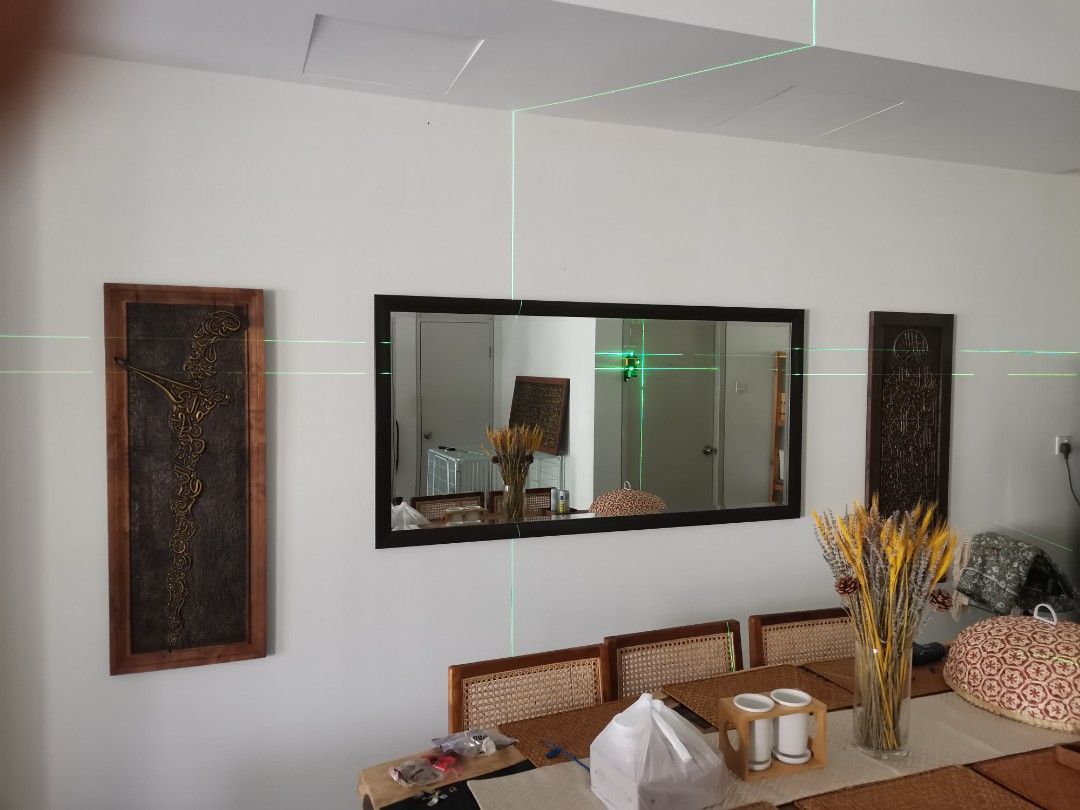 drilling drill service tebuk lubang pasang braket tv hanger wall shelf ...