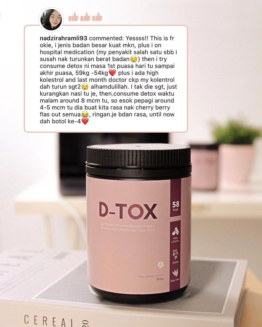 D-TOX ‘NEW’ Sendayu Tinggi, Health & Nutrition, Health Supplements ...