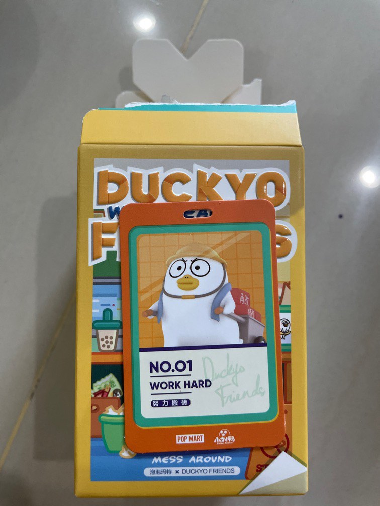 Duckyo Work Hard Blindbox Popmart, Hobbies & Toys, Toys & Games on ...