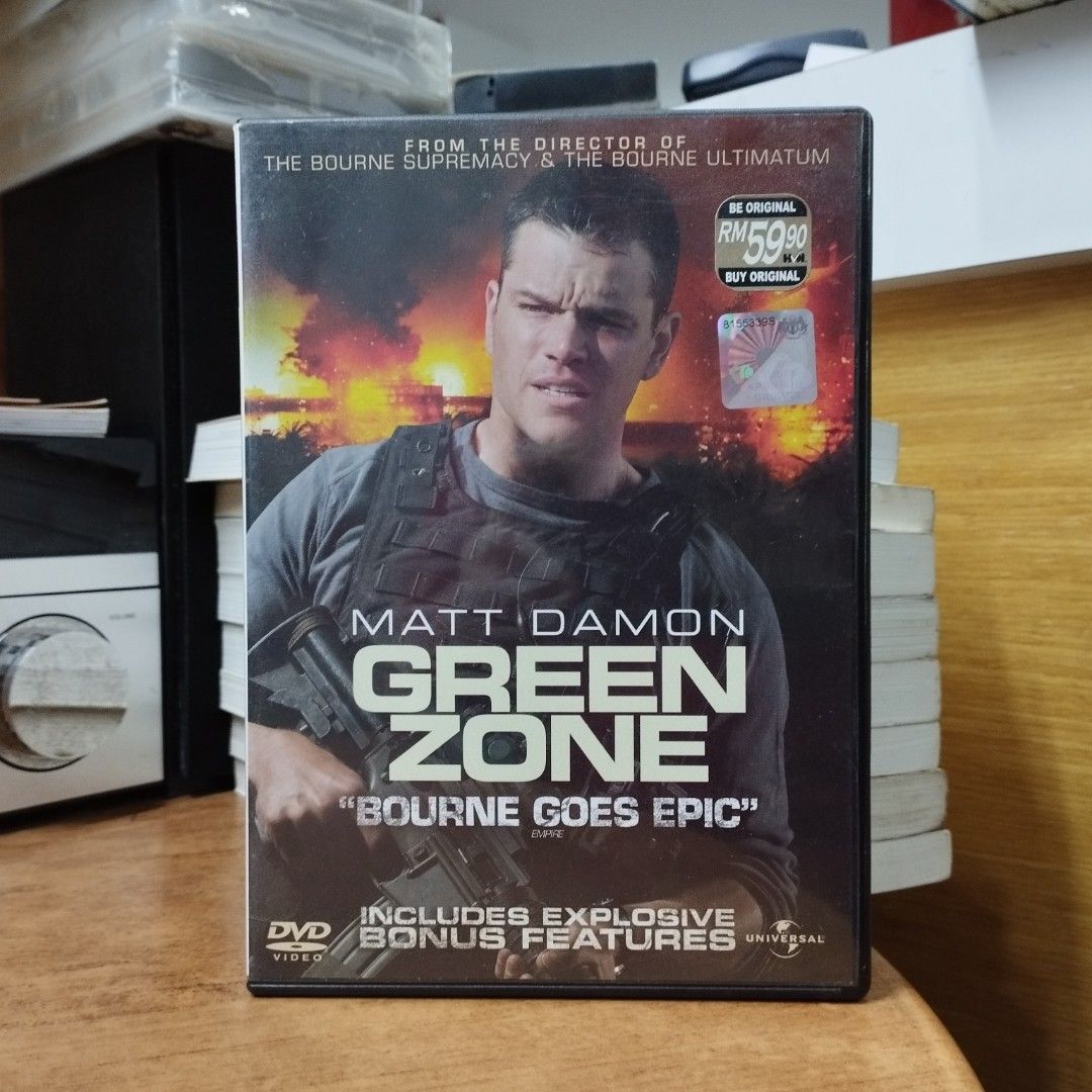 (DVD) GREEN ZONE, Hobbies & Toys, Music & Media, CDs & DVDs on Carousell