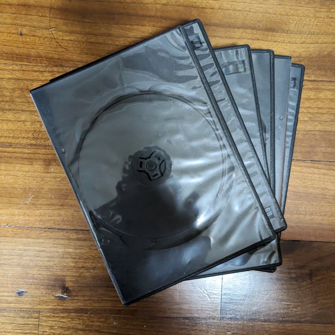 DVD or cd case black plastic, Computers & Tech, Parts & Accessories ...