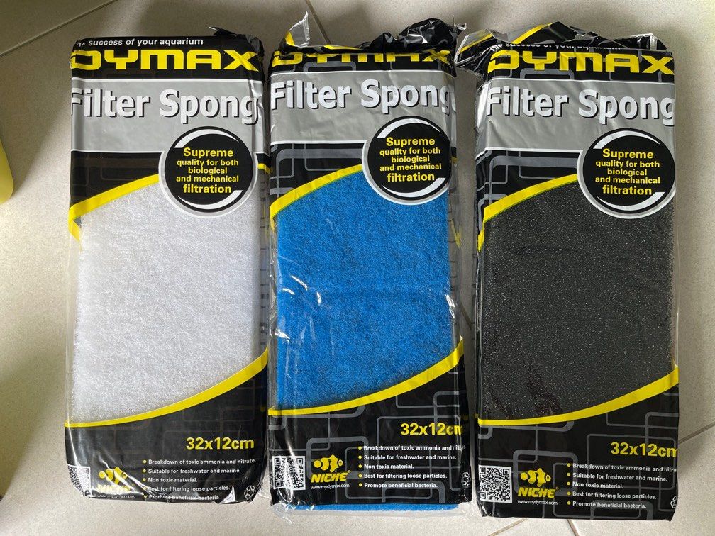 Dymax Filter Sponge Set, Pet Supplies, Homes & Other Pet Accessories on ...