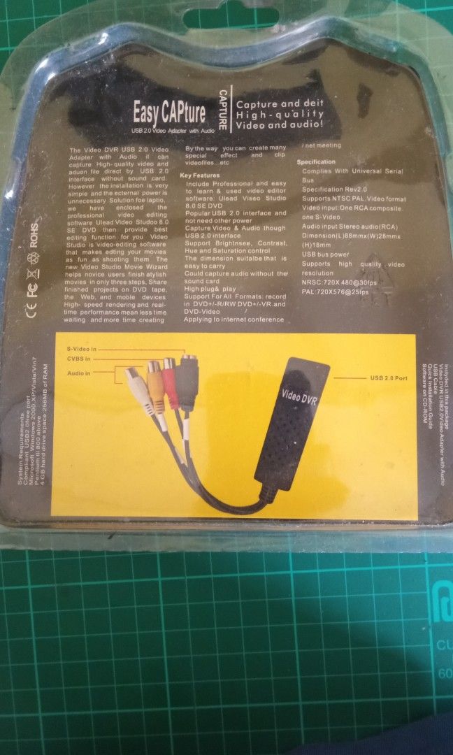 Easy Capture external service USB 2.0, Computers & Tech, Parts ...