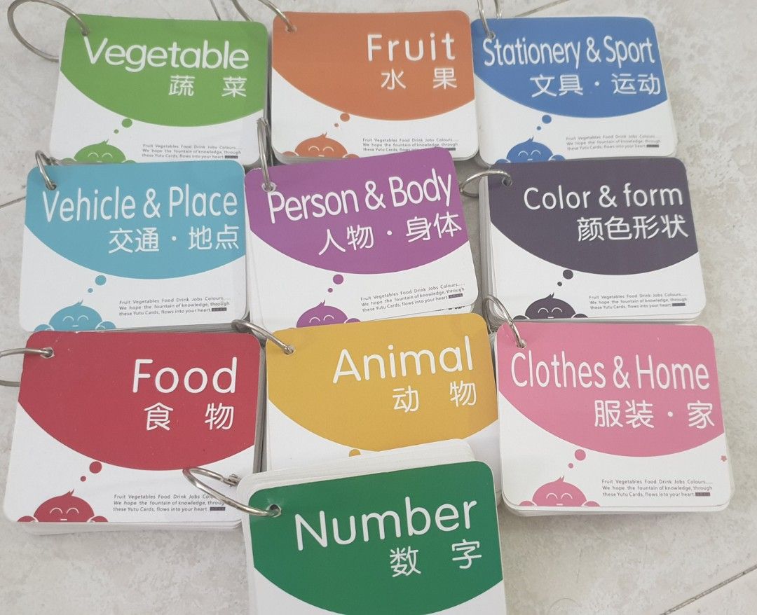Educational Cards (Chinese & English), Hobbies & Toys, Books ...