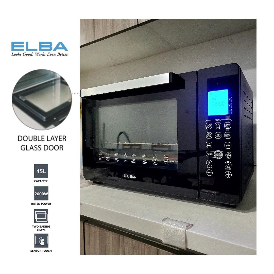 ELBA 45L Digital Electric Oven, TV & Home Appliances, Kitchen ...