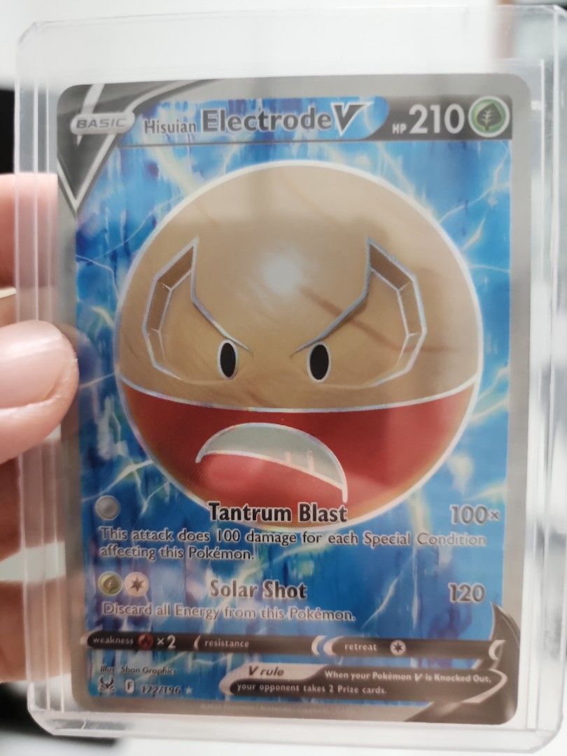 Electrode V Full Art, Hobbies & Toys, Toys & Games on Carousell