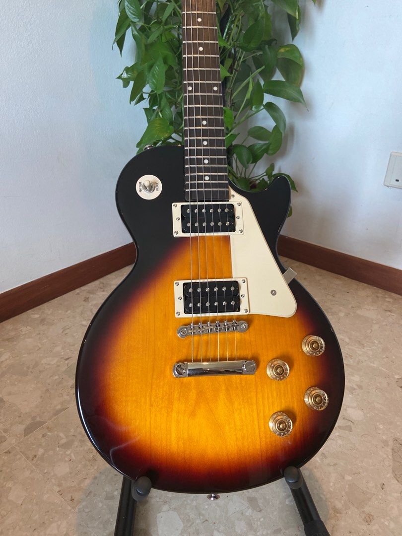 Epiphone Les Paul model custom Vintage sunburst colour solid body ...