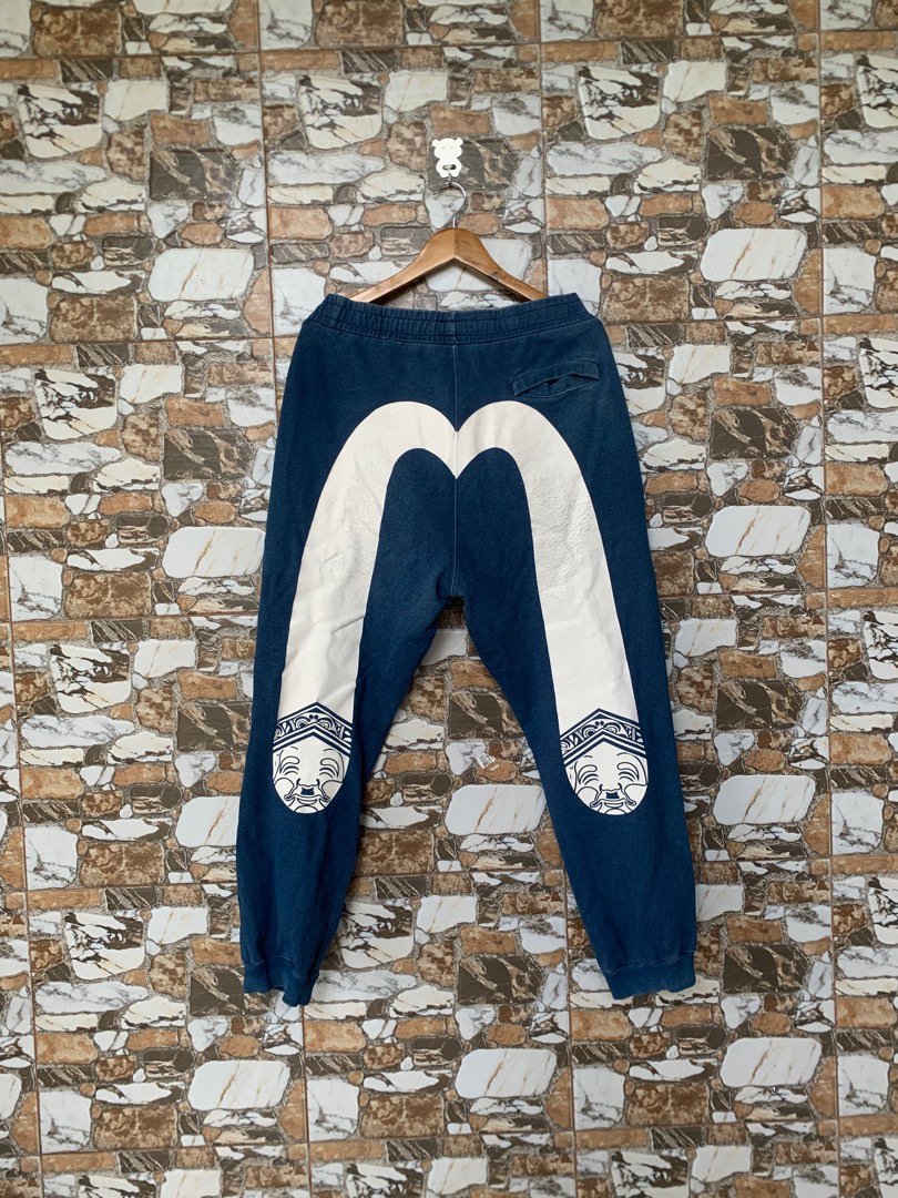 Evisu jogger pants on Carousell