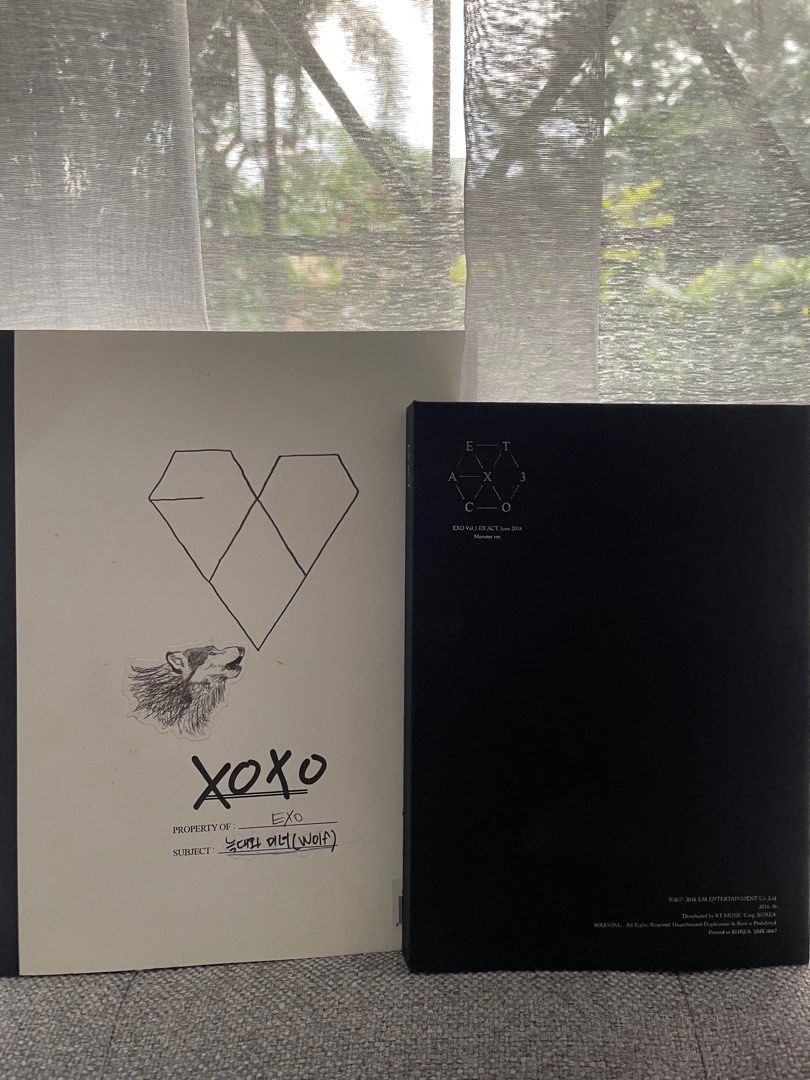 (2 Exo Albums) EXO THE 1ST ALBUM XOXO & EXO VOL.3 EXACT ALBUM on Carousell