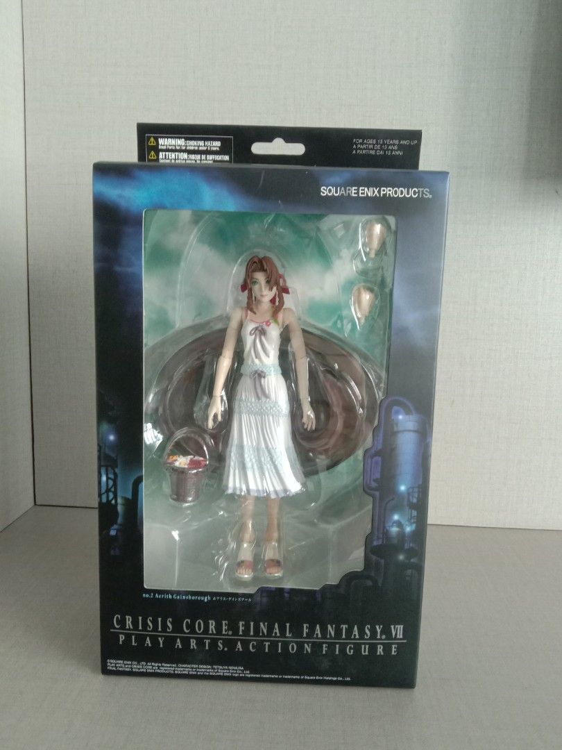 Final Fantasy VII Crisis Core Play Arts (Aerith / Aeris) RARE UNOPENED IN BOX, Hobbies & Toys ...