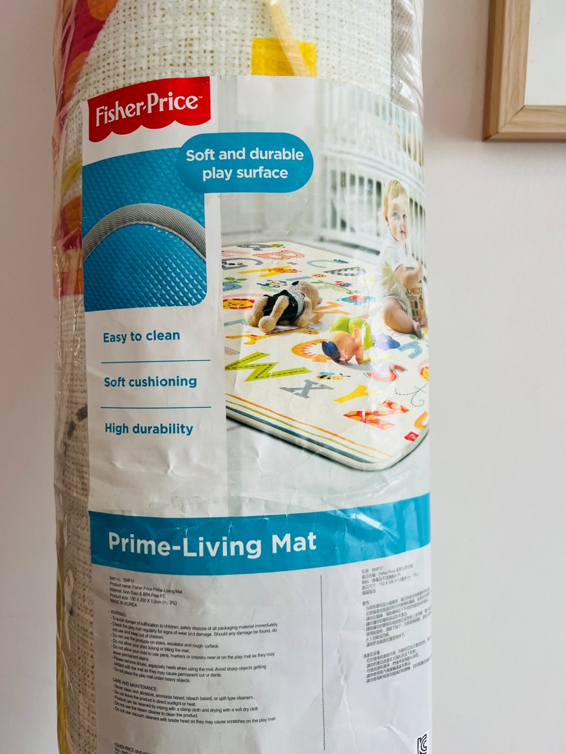 Fisher Price Playmat, Prime Living Mat, Babies & Kids, Infant Playtime ...
