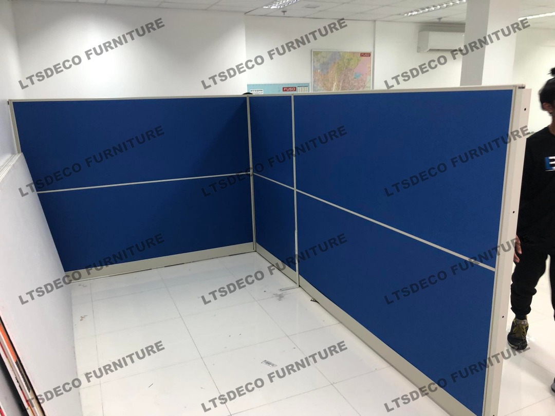 FULL FABRIC SCREEN PANEL DIVIDER OFFICE PARTITION on Carousell