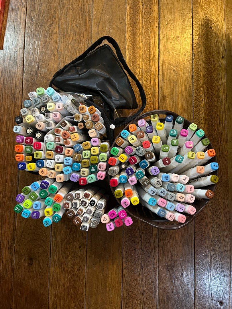 FULL SET Assorted Color Markers / Architecture and Interior Design ...