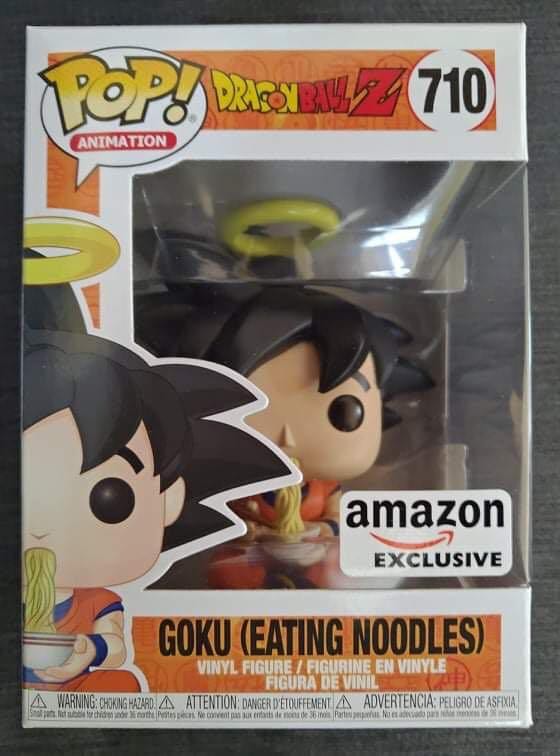 Funko pop Goku (Eating Noodles) Amazon Exclusive, Hobbies & Toys, Toys ...