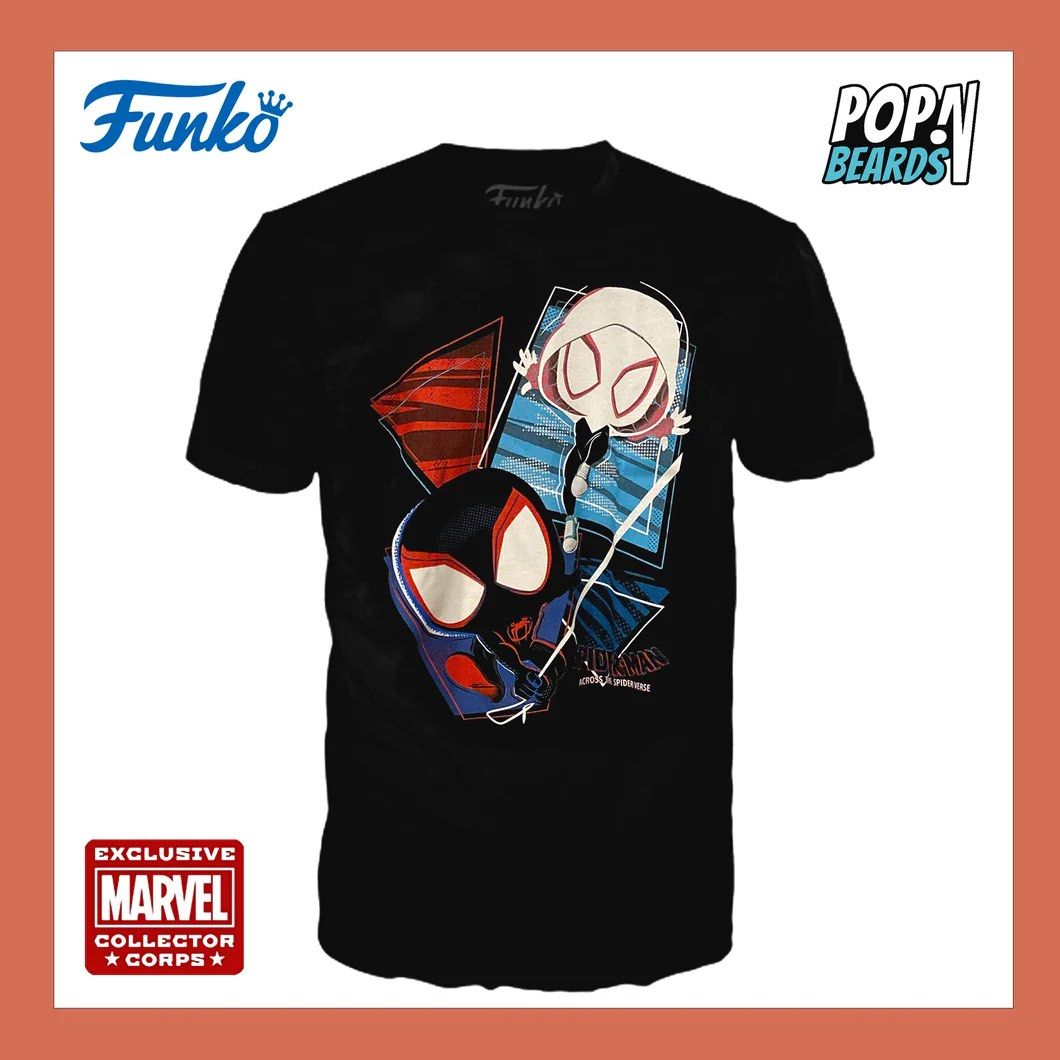 Funko Spider-Man Across the Spider Verse T shirt ( L size ), Hobbies ...