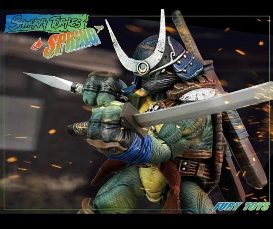 Fury Toys 1/12 Samurai Turtles Wave 1 Assassin Spring Leonardo, Hobbies & Toys, Toys & Games on ...