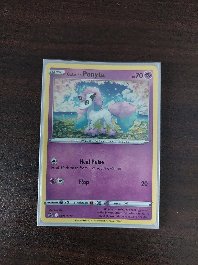 GALARIAN PONYTA HOLO PROMO POKEMON TCG CARDS NOT CHARIZARD LUGIA PIKACHU UMBREON, Hobbies & Toys ...