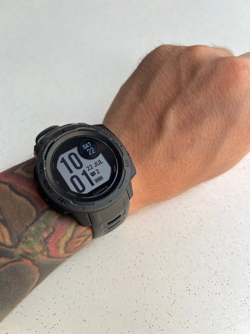 Garmin instinct black, Mobile Phones & Gadgets, Wearables & Smart ...