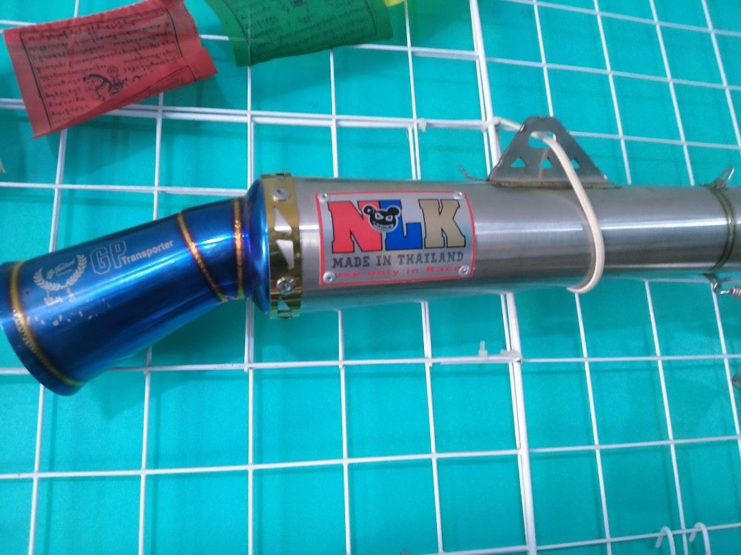 Genuine NLK Open pipe for Wave 125, Motorbikes, Motorbike Parts ...