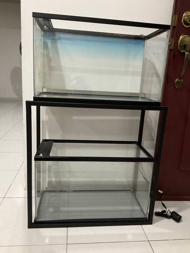 Gex Marina 60cm tanks & stand, Pet Supplies, Homes & Other Pet Accessories on Carousell