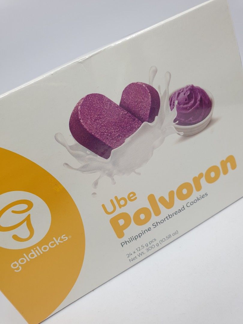 GOLDILOCKS Pasalubong Ube Polvoron Box / Philippine shortbread cookies ...