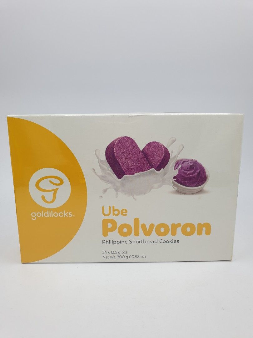 GOLDILOCKS Pasalubong Ube Polvoron Box / Philippine shortbread cookies ...