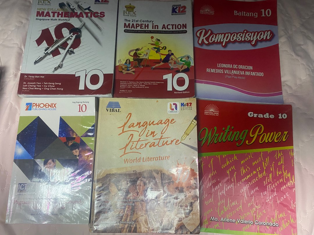 Grade 10 Books, Hobbies & Toys, Books & Magazines, Textbooks on Carousell