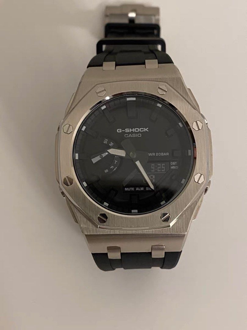 G-Shock Watch custom ga2100 Casioak quality premium mod case, Men's ...
