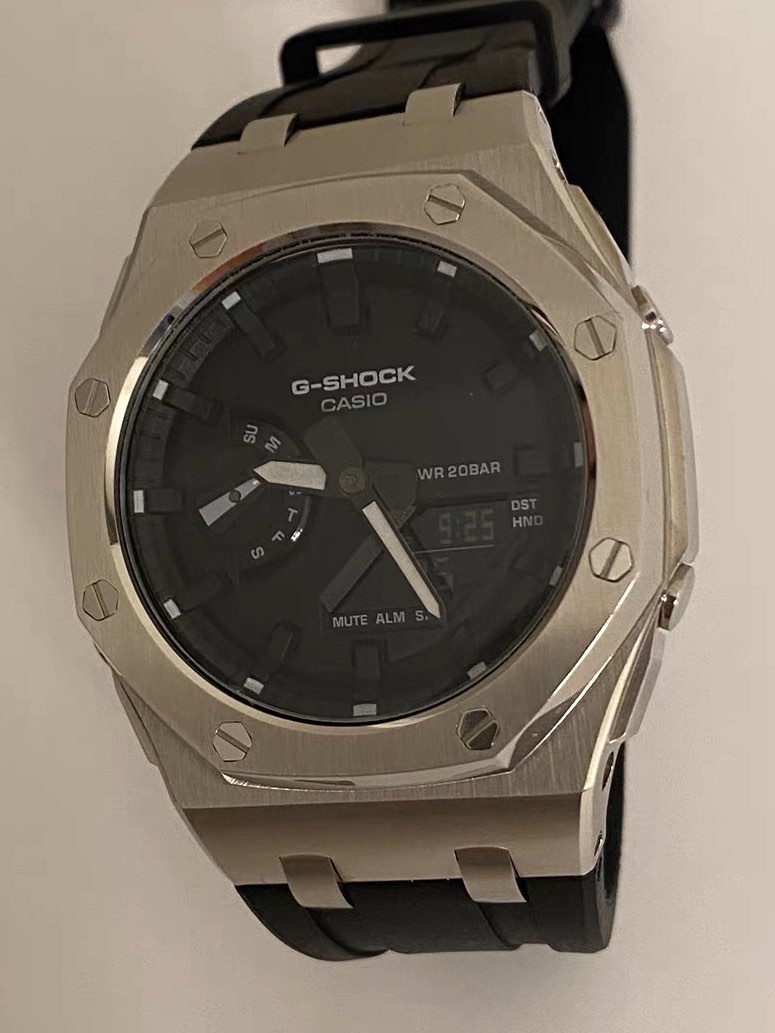 G-Shock Watch custom ga2100 Casioak quality premium mod case, Men's ...