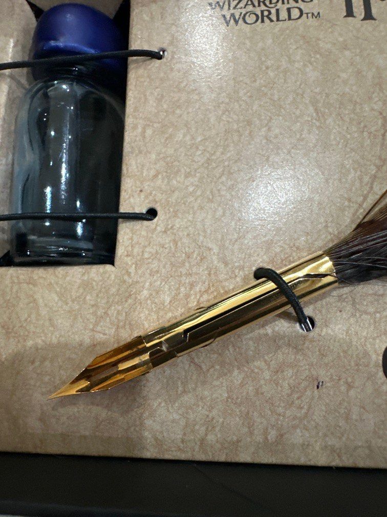 Harry Potter Quill Stand & Ink Set, Hobbies & Toys, Collectibles ...