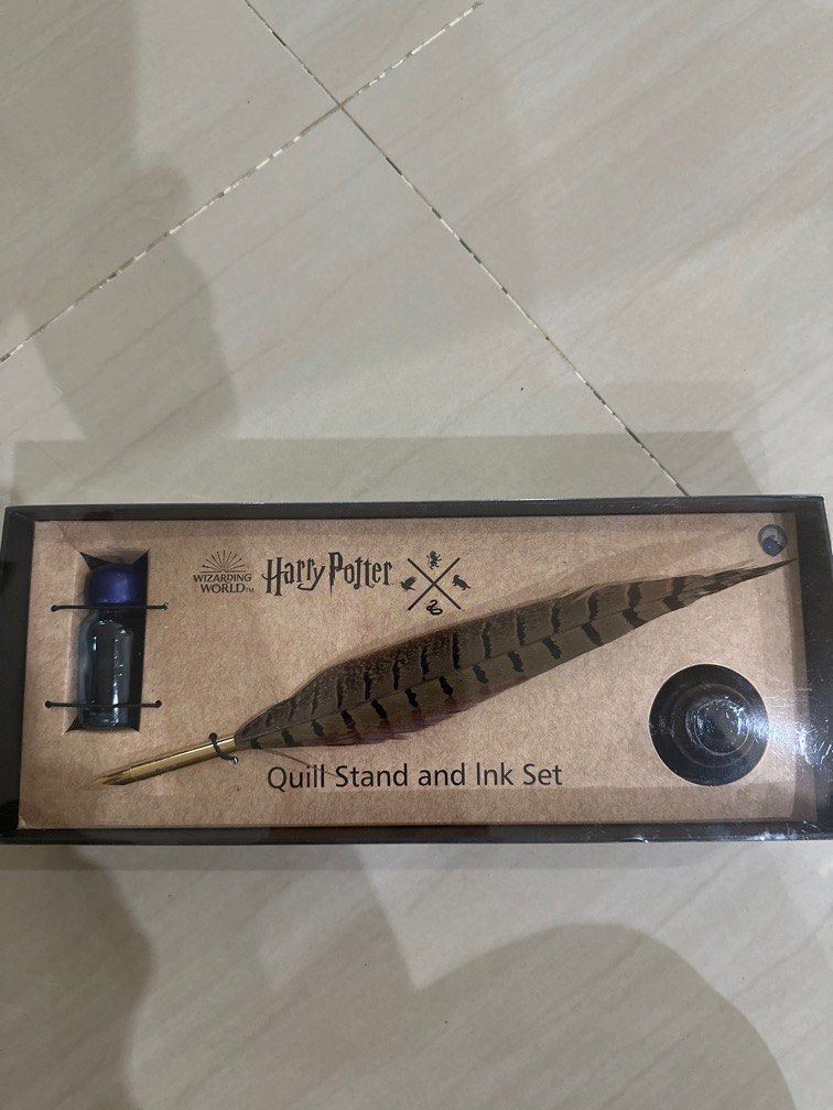 Harry Potter Quill Stand & Ink Set, Hobbies & Toys, Collectibles ...