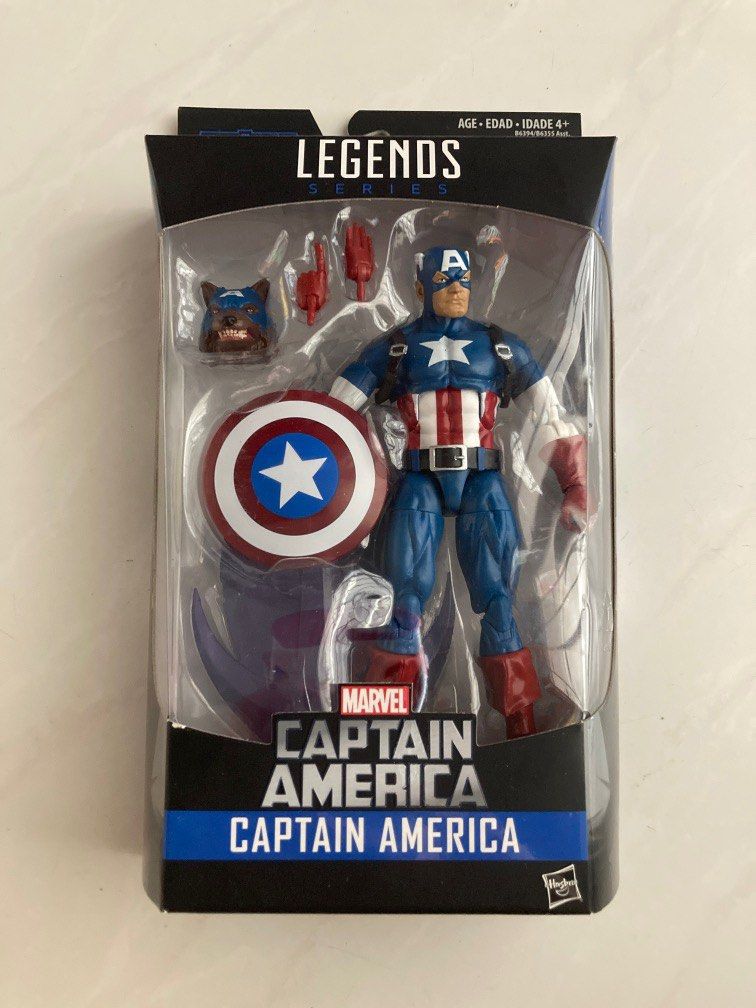 Hasbro Legends Marvel Captain America with Red Onslaught BAF, Hobbies ...