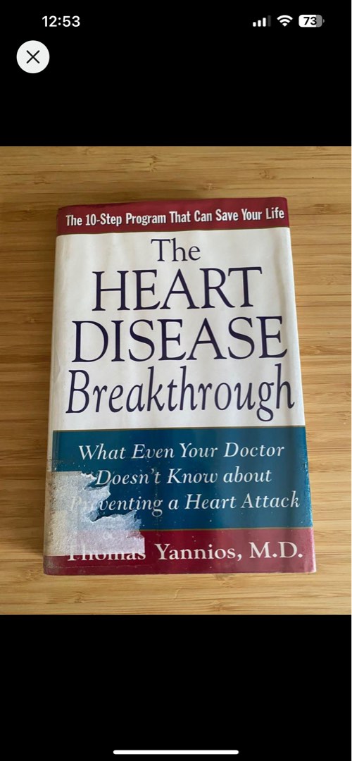 Heart Disease Breakthrough, Hobbies & Toys, Books & Magazines, Fiction ...