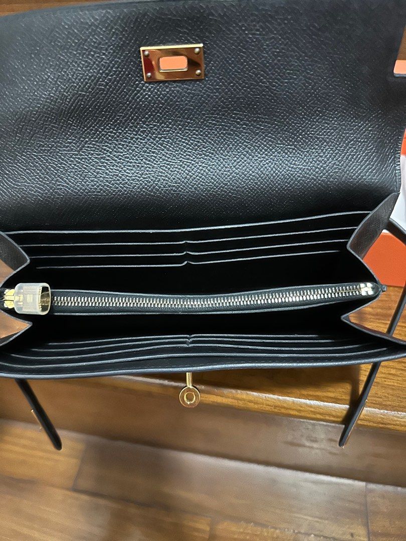 Hermes Kelly Wallet, Luxury, Bags & Wallets on Carousell
