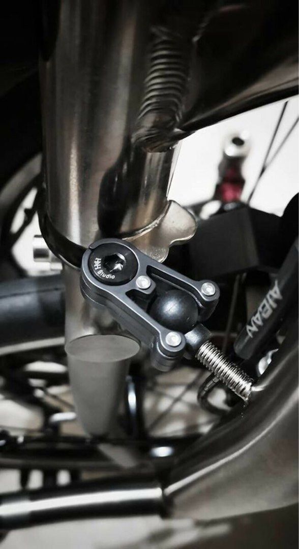 H&H titanium stem catcher for Brompton and trifolds, Sports Equipment ...