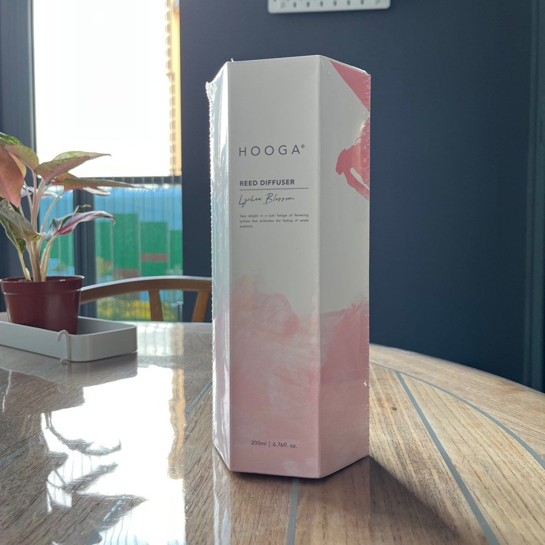 Hooga Reed Diffuser Lychee Blossom, Furniture & Home Living, Home ...