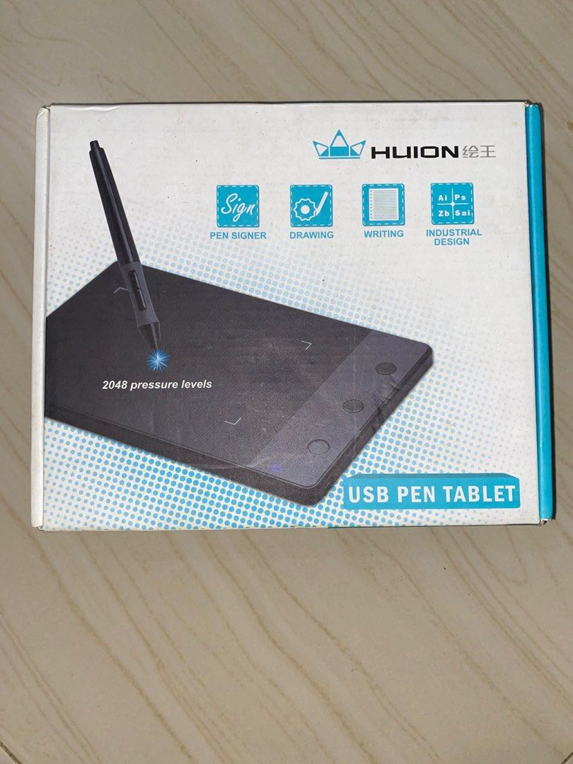 HUION Digital Graphic Drawing Tablet H420, Mobile Phones & Gadgets ...