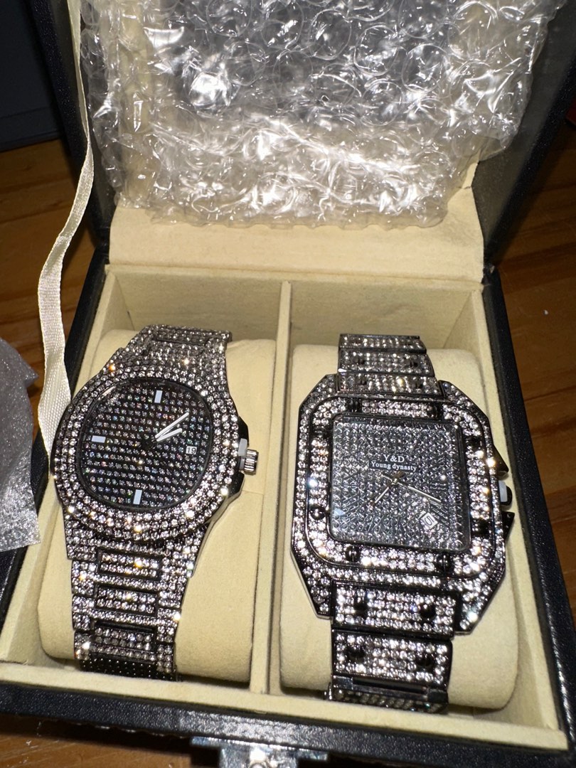 Iced Out Watch, Men's Fashion, Watches & Accessories, Watches on Carousell