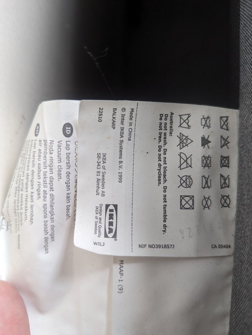 Ikea Balkarp Sofa Bed, Furniture & Home Living, Furniture, Sofas on ...