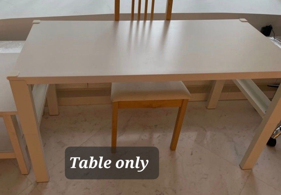 IKEA Long Table Extendable Height, Furniture & Home Living, Furniture ...