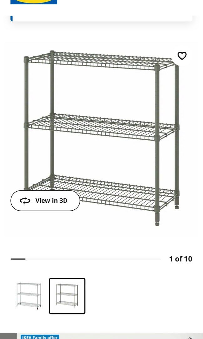 ikea omar shelving unit, Furniture & Home Living, Furniture, Shelves ...