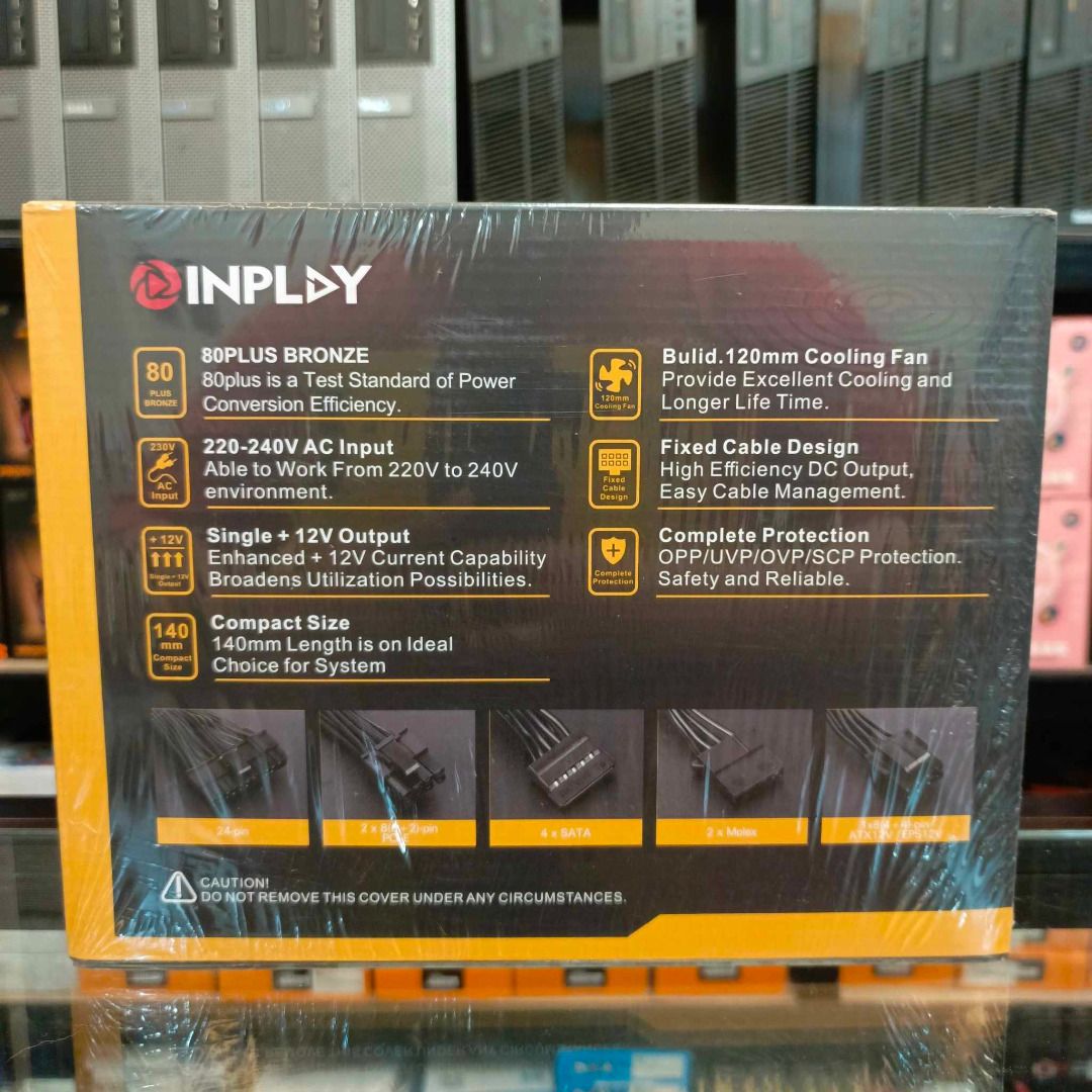 INPLAY GS750 TRUE RATED PSU 750WATTS 80PLUS BRONZE, Computers & Tech ...
