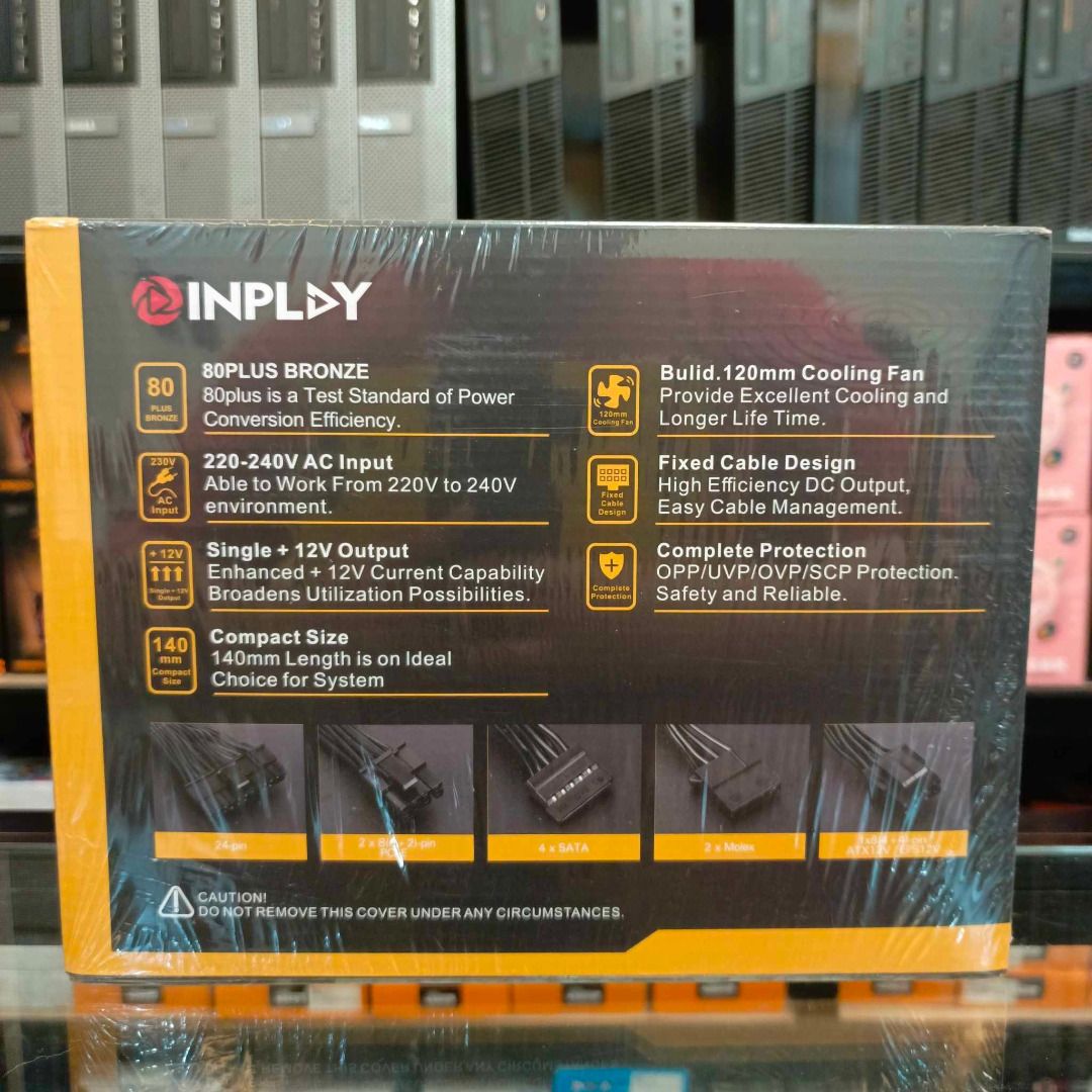 INPLAY GS750 TRUE RATED PSU 750WATTS 80PLUS BRONZE, Computers & Tech ...